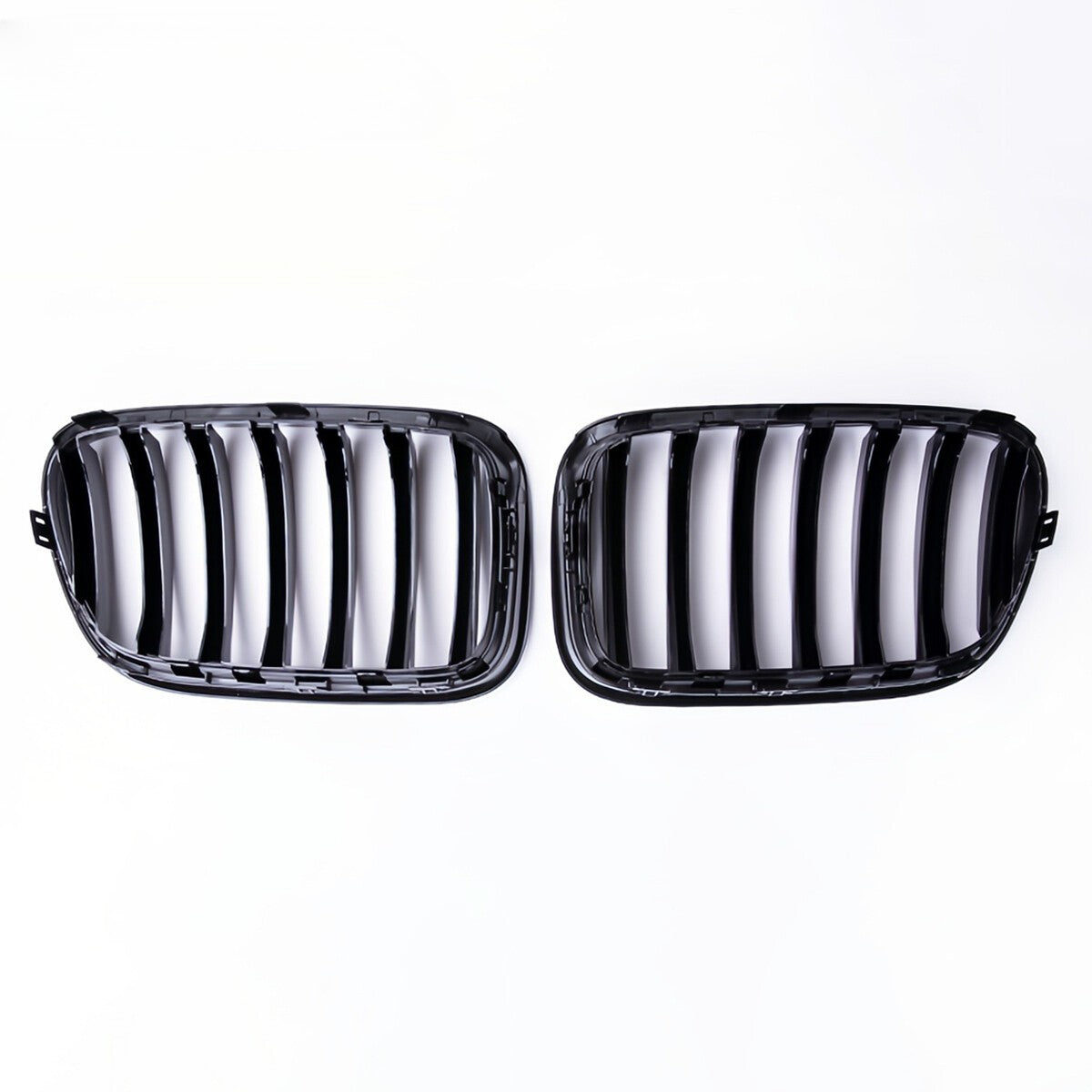 2x Matte Black Single Line Front Bumper Kidney Grill Grille for BMW F2 ...